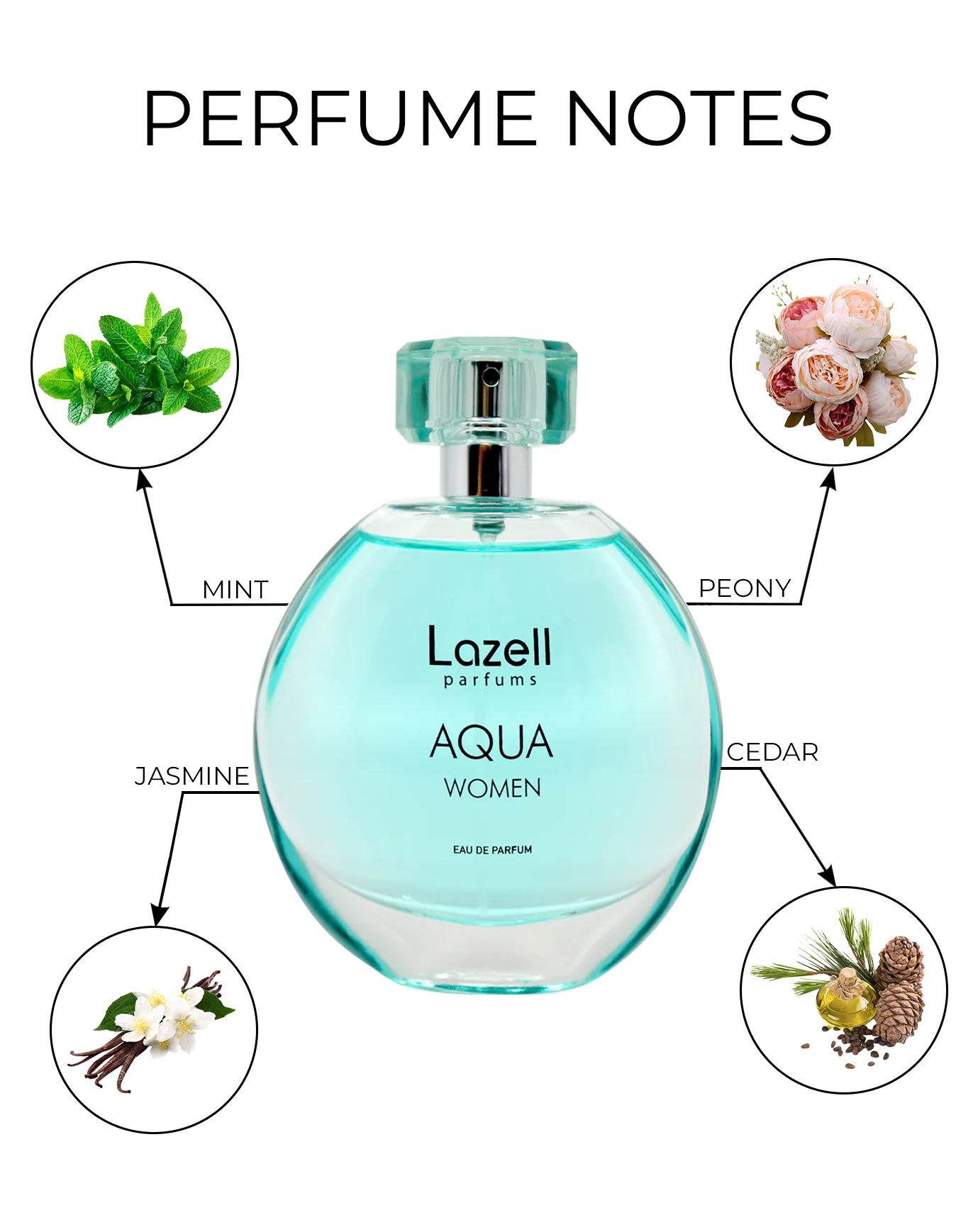 LAZELL AQUA WOMEN EDP 3.4 oz – 24hourperfume
