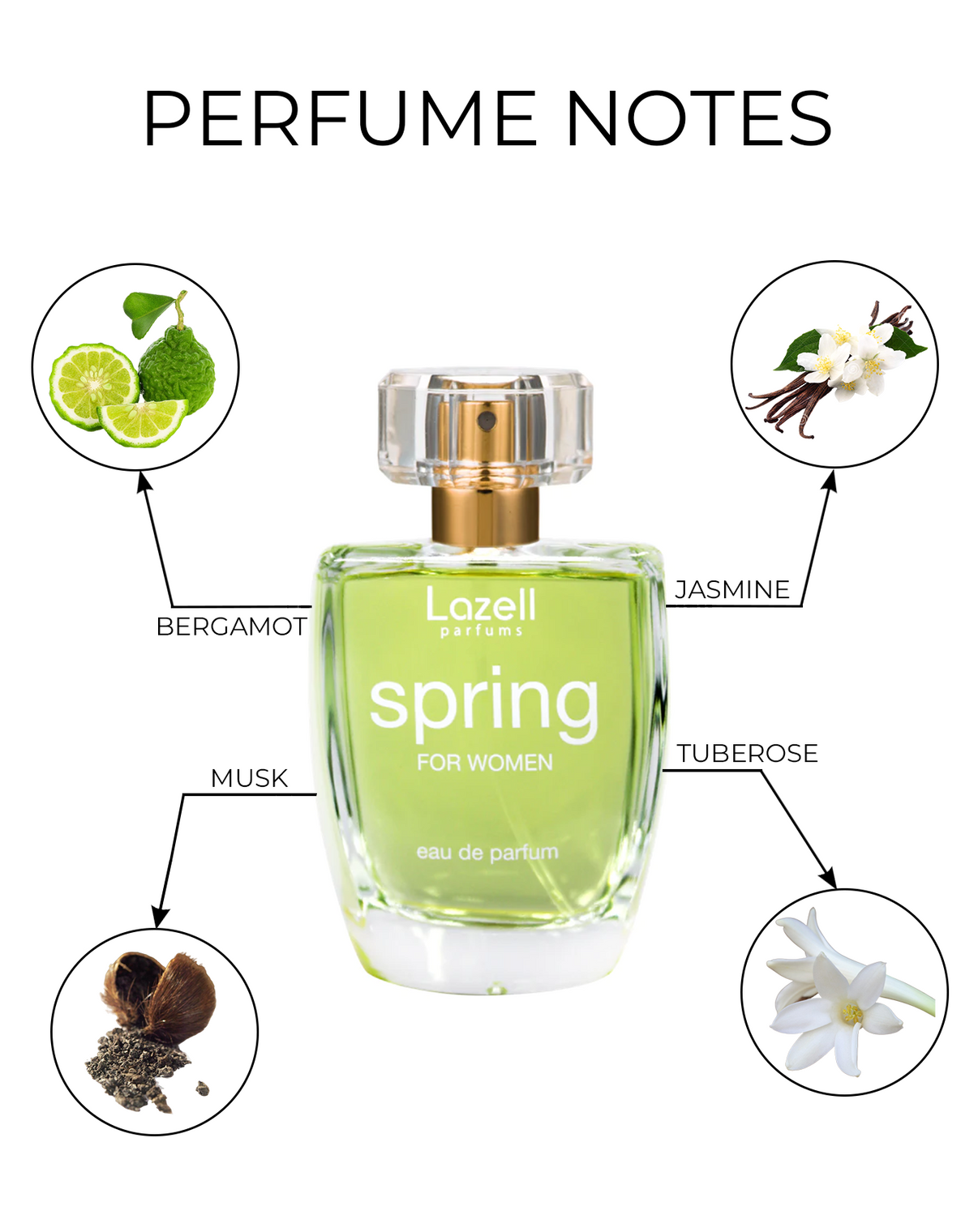 LAZELL SPRING WOMEN EDP 3.4 OZ – 24hourperfume